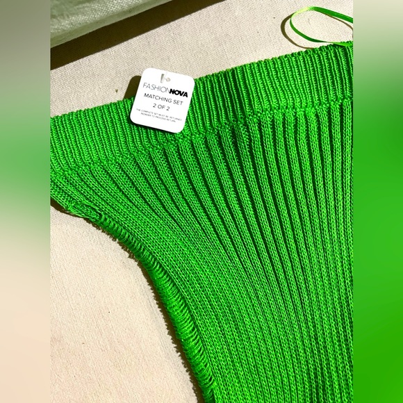 Fashion Nova | Skirts | Green Matching Set | Poshmark